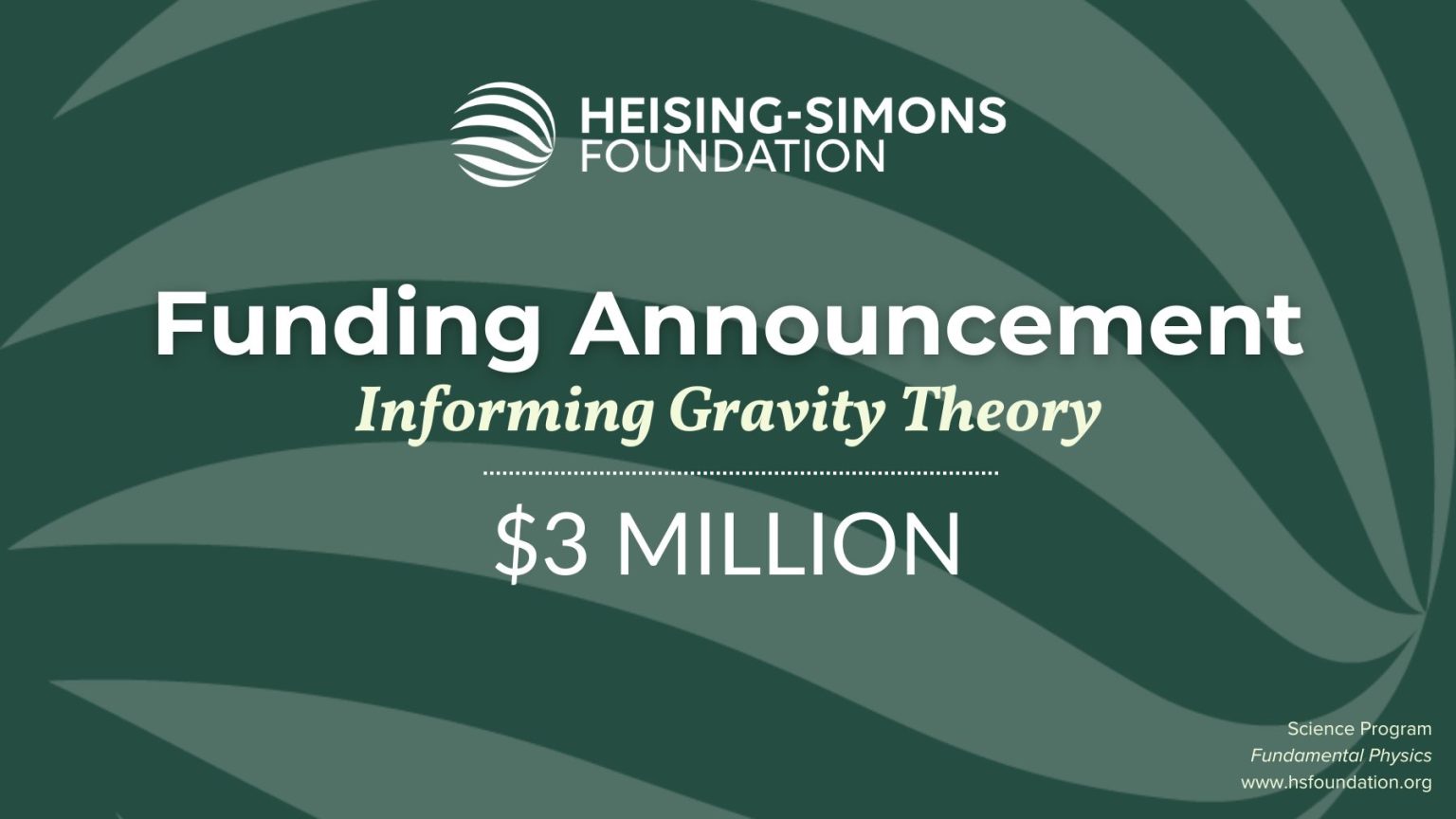 Science - Heising-Simons Foundation